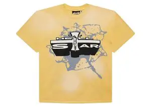 HELLSTAR Jesus T-shirt - Yellow