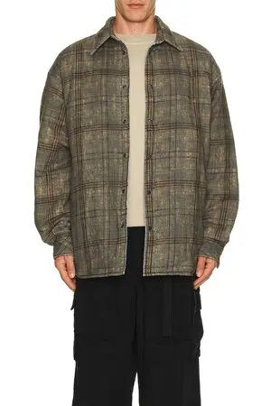 DIESEL® Hammer Overshirt In Brown