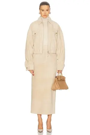 Eterne Etienne Cashmere Turtleneck Sweater - Oatmeal