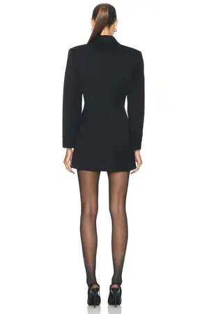 AEXAE Wool Contoured Blazer Mini Dress