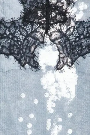 Retrofete Ellen Sequin Dress - Ice Blue