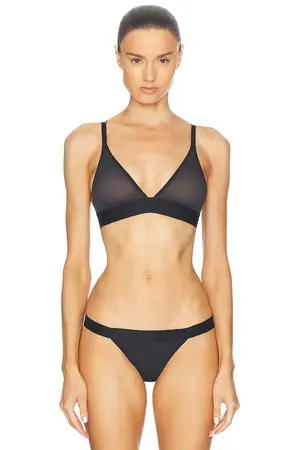 NEGATIVE UNDERWEAR Sieve Triangle Bra - Black