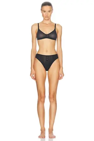 NEGATIVE UNDERWEAR Whipped French Cut Brief - Black