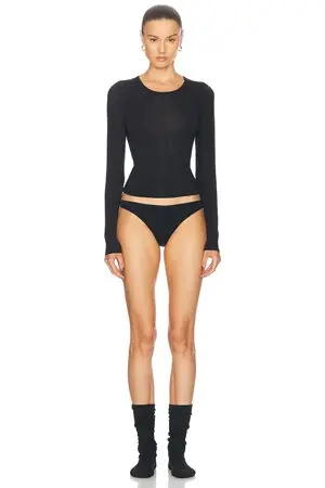 NEGATIVE UNDERWEAR Whipped Long Sleeve - Black