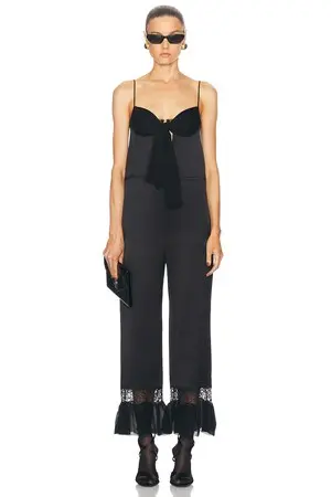 Saint Laurent Flare Leg Jumpsuit
