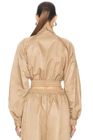 AREA Crystal Trim Track Jacket