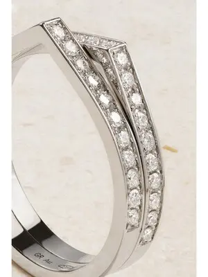 REPOSSI Antifer 18-karat White Diamond Ring - Silver