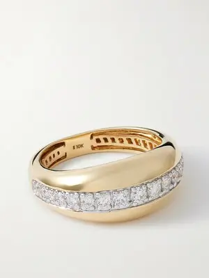 STONE AND STRAND 10-karat Diamond Ring