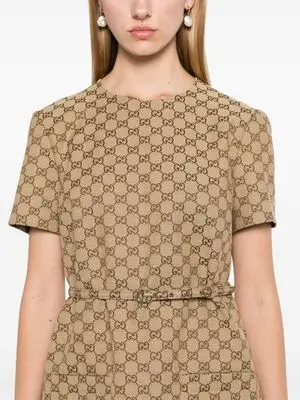 Gucci Gg Supreme Mini Dress