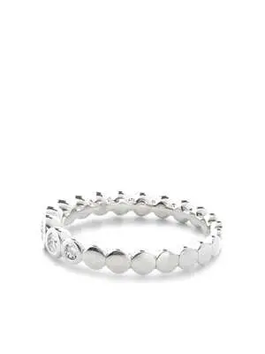 Monica Vinader Graduated Half Eternity Ring - Silver