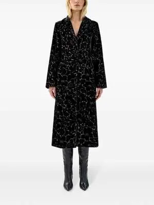 Women's Embroidered Velvet Coats