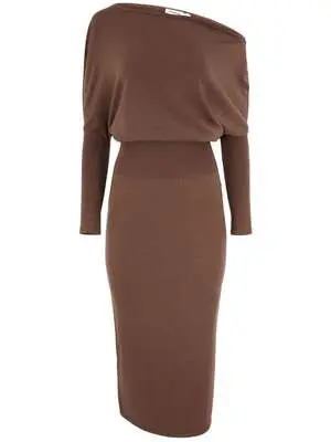 Simkhai Janese Midi Dress - Brown