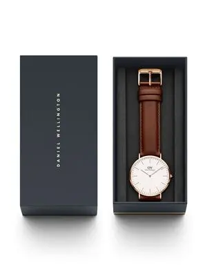 DANIEL WELLINGTON Classic St Mawes 40mm Watch - White