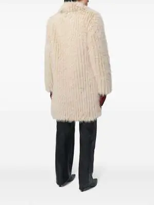 Apparis - Apparis Long-Collar Faux-Fur Coat