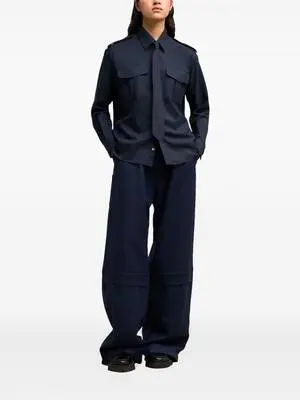 AMI Paris Wool Cargo Trousers