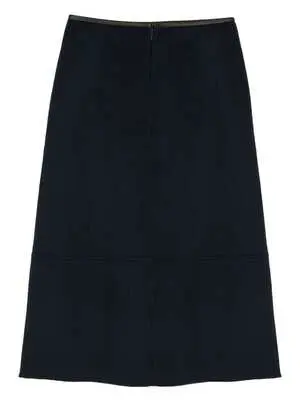 YVES SALOMON Double-sided Midi Skirt