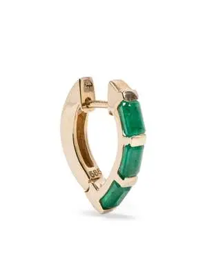 KOLOURS JEWELRY 14kt Yellow Creo Emerald Single Earring - Gold