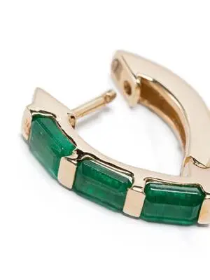 KOLOURS JEWELRY 14kt Yellow Creo Emerald Single Earring - Gold