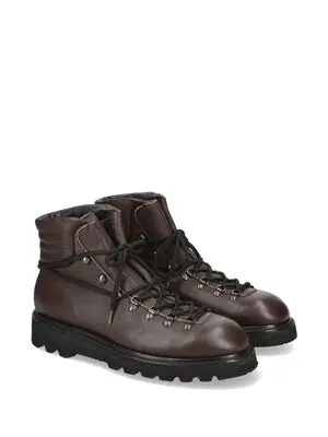 Premiata Leather Ankle Boots - Brown