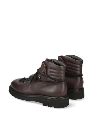 Premiata Leather Ankle Boots - Brown
