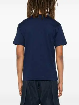 Play Comme Des Garcon Logo-print T-shirt - Blue