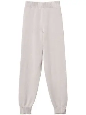 TWINSET Knitted Track Pants - Neutrals