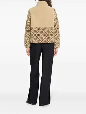 Tory Burch T Monogram Fleece Jacket