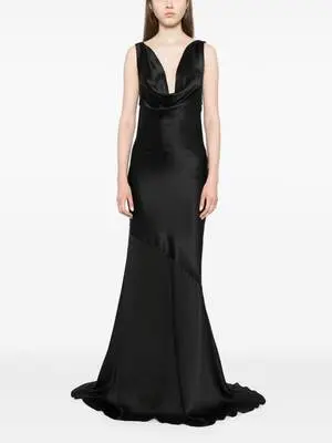 Kiki De Montparnasse Deep Cowl Neck Dress