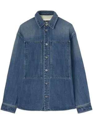 JIL SANDER Drop-shoulder Denim Shirt