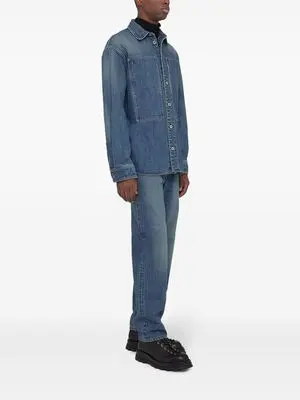 JIL SANDER Drop-shoulder Denim Shirt