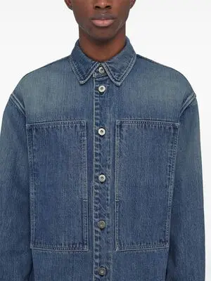 JIL SANDER Drop-shoulder Denim Shirt