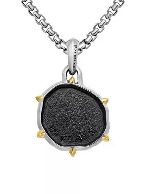 David Yurman 18kt Yellow Gold And Sterling Virgo Amulet