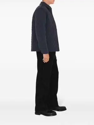 Burberry Reversible Quilted Overshirt - Blue