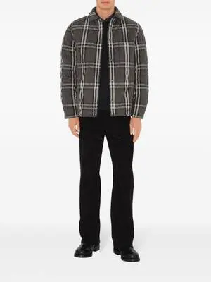 Burberry Reversible Quilted Overshirt - Blue