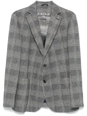 CIRCOLO 1901 Prince-of-wales-check Blazer - Blue
