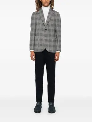 CIRCOLO 1901 Prince-of-wales-check Blazer - Blue