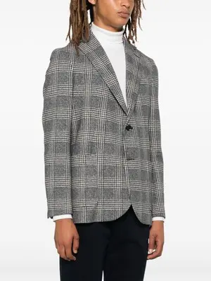 CIRCOLO 1901 Prince-of-wales-check Blazer - Blue