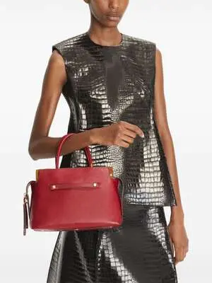 Tory Burch Mercer Textured Tote - Red