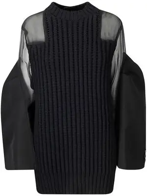 Sacai Ribbed Cocktail Dresses