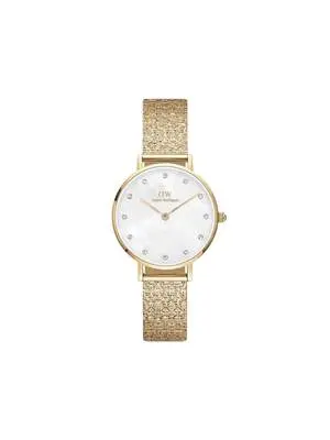 DANIEL WELLINGTON Petite Pressed Studio Lumine 28mm Watch - White
