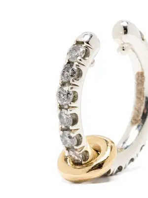 SPINELLI KILCOLLIN 18kt Yellow Gold Sterling Diamond Ear Cuff