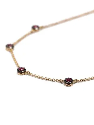 Jacquie Aiche 14kt Yellow Sophia Ruby Necklace