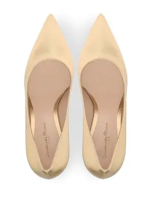GIANVITO ROSSI 85mm Leather Pumps - Gold