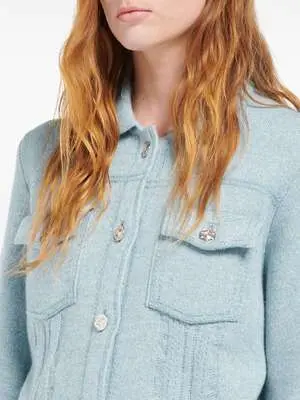 BARRIE Denim-effect Jacket - Blue