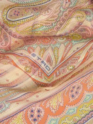 Etro Printed Silk Scarf