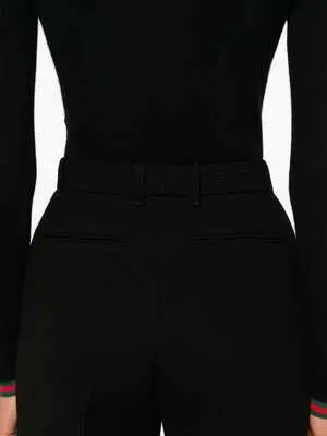 Gucci Crepe Wool Trousers
