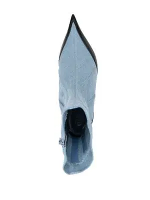MUGLER 55mm Denim Boots