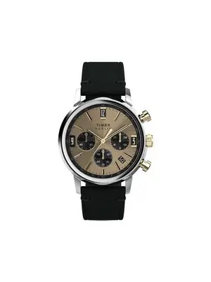 Timex Marlin Quartz 40mm Chronograph Watch - Black