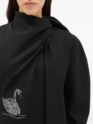 MSGM Rhinestone-embellished Maxi Dress