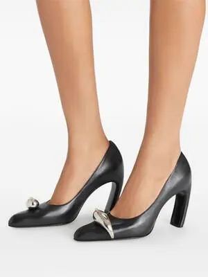 Tory Burch 90mm Pierced Xl Pumps - Black